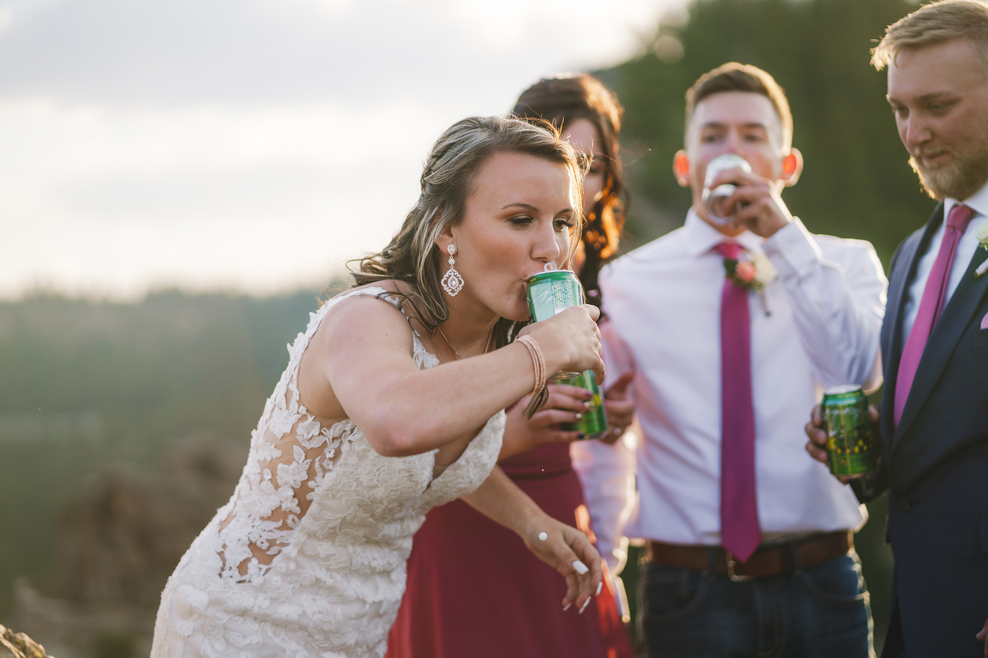 Mountaintop Summer Sunset Elopement in Clear Creek County, Colorado ...