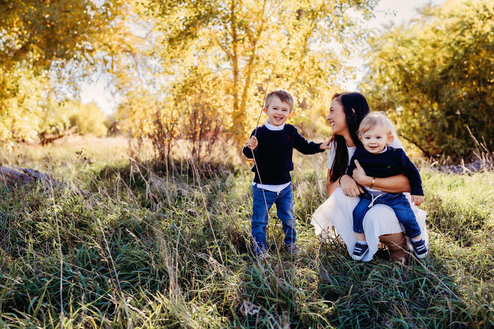 Sunny Fall Family Pictures - Parker Colorado - erinlassahn.com